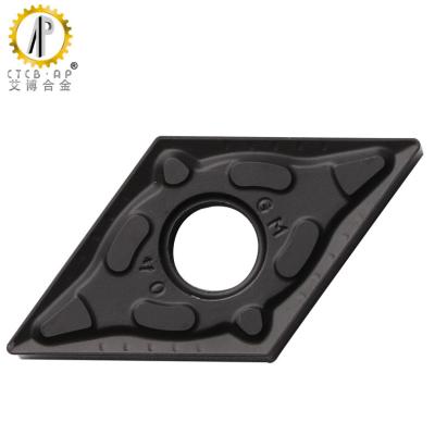 中国 優秀な破片制御とDNMG1506外的な回転炭化物の挿入物に塗る黒いCVD 販売のため