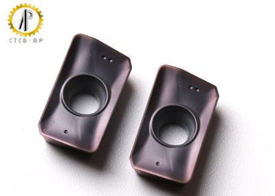 Chine Insertions de fraisage indexables des outils de coupe R0.8 APMT1604 avec de forte stabilité à vendre