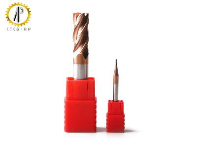 China HRC50 CNC 4 Flute Tungsten Carbide Flat End Mills for sale