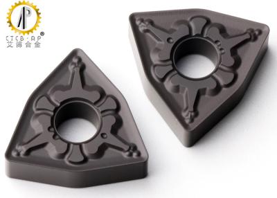 China Zhuzhou Manufacturer CVD Coating CNC WNMG080412 Tungsten Carbide Turning Insert For Steel Cutting for sale