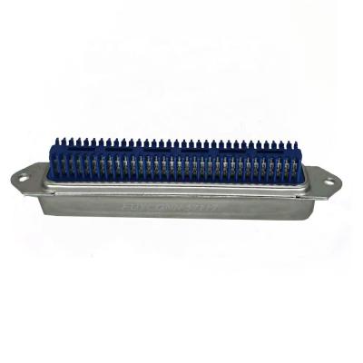 Cina 45 Degree Metal Cover 64P Champ Connectors IDC Male Plug Crimping Connector in vendita
