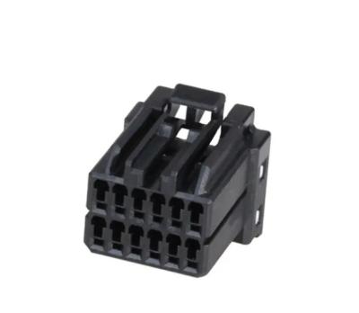 Cina Alternativa nera dei connettori automobilistici dell'intestazione del PWB di Pin di PBT GF30 12 a TE 174051-2 in vendita