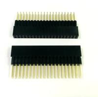 China 2.54mm Pitch 2x20 Pin Header Female PCB Board Socket Stacking Connector 3A for sale