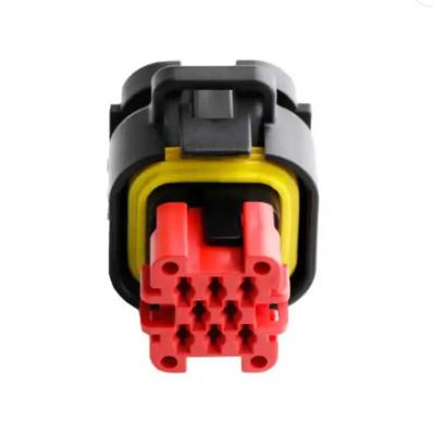 Cina L'alloggio femminile di modo di AMPSEAL 8 ha sigillato i connettori automobilistici 776286-1 file del passo 3 di 4.0mm in vendita