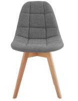 China Thick Cushion Upholstered Dining Room Chairs for sale