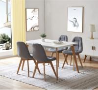 China Thick Cushion Upholstered Dining Room Chairs for sale