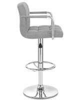 China Comfortable Padded Fabric Bar Height Stools for sale