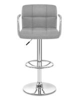 China Comfortable Padded Fabric Bar Height Stools for sale