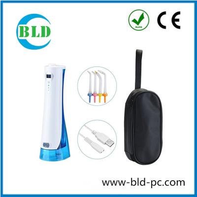 China 3 Mode High Capacity Water Tank Rechargeable Portable Dental Irrigator Air Pressure Teeth Cleaner for sale