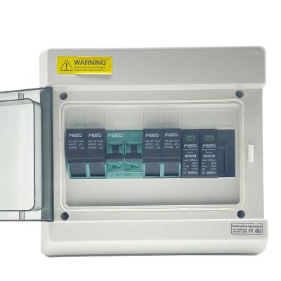 Cina Contenitore solare d'acciaio freddo 550V 1000V IP66 di combinatrice di Pv di 6 corde in vendita