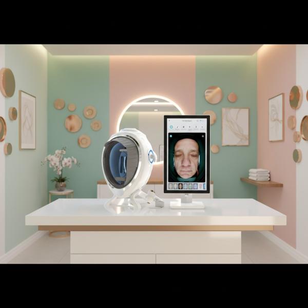Quality Free Logo & Color Customized AI Skin Analyzer with US Plug for Face Inflammatory for sale