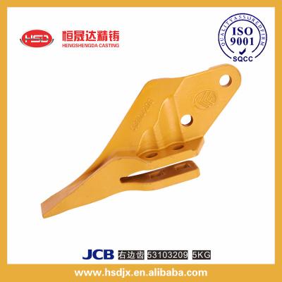 China JCB 53103205 53103208 53103209 Carregador de rodas Dentes de balde Ideal para mineração e trabalho pesado à venda