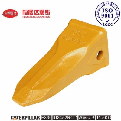 China E330 1U3452 1U3452RC IU3452TL 9W8452 Excavadora Dentes de balde Resistência ao impacto à venda