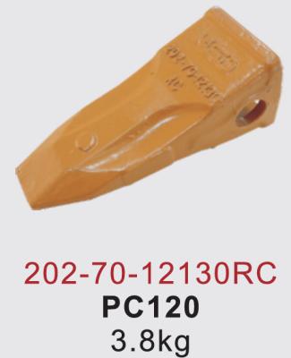 Cina PC120 Denti a secchio piatti e resistenti per scavatori Servizio online 24 ore su 24 in vendita