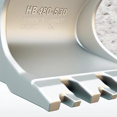Cina HB 480-530 Durezza denti di secchio per escavatori con larghezza standard e durezza 3-5 in vendita