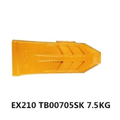 China alloy steel casting excavator bucket teeth wear parts spare part fish style reinforced rock teeth TB00705SK for EX200/EX210 for sale