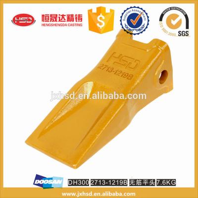 China factory provide tooth point DH300 digging excavator forged bucket teeth for sale