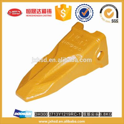China daewoo bucket teeth and adapter rock chisel 2713-1219 RC for 290LCV SOLAR spare parts bucket tooth for sale