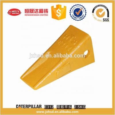 Cina Cina fabbrica fornitore E312 Macchine escavatore secchio parti leggere taglio laterale con materiale in acciaio legato per proteggere secchio in vendita