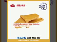 PC300 Bucket Adapters Stress-Dispersing Geometry
