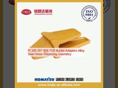 PC300 207-939-7120 Bucket Adapters Alloy Steel Stress-Dispersing Geometry
