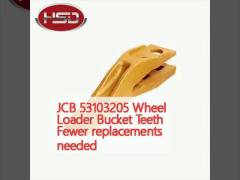 JCB 53103205 Wheel Loader Bucket Teeth Fewer replacements needed
