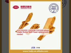 JCB 53103205 53103208 53103209 Wheel Loader Bucket Teeth Fewer replacements needed