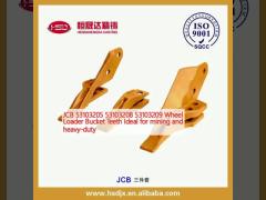 JCB 53103205 53103208 53103209 Wheel Loader Bucket Teeth Ideal for mining and heavy-duty