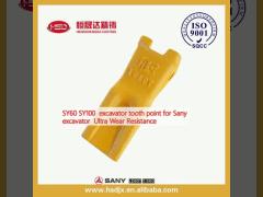 SY60 SY100  excavator tooth point for Sany excavator  Ultra Wear Resistance
