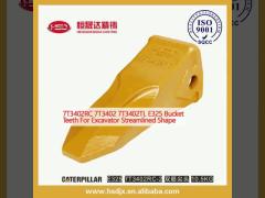 7T3402RC 7T3402 7T3402TL E325 Bucket Teeth For Excavator Streamlined Shape
