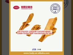 JCB 53103205 53103208 53103209 Wheel Loader Bucket Teeth manufacturers for sale