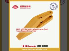 N012 N022 Excavator Wheel Loader Teeth Crack-Resistant Alloy Steel
