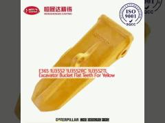 E365 1U3552 1U3552RC 1U3552TL Excavator Bucket Flat Teeth For Yellow