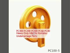 PC300 PC200 PC100 PC60 PC40 Heavy-Duty Idler for Komatsu Undercarriage Parts