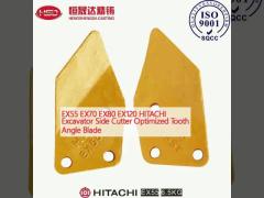 EX55 EX70 EX80 EX120 HITACHI Excavator Side Cutter Optimized Tooth Angle Blade