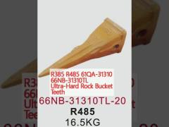 R385 R485 61QA-31310 66NB-31310TL Ultra-Hard Rock Bucket Teeth