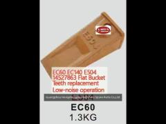 ec60 ec140 e504 14527863 flat bucket teeth replacement low-noise operation ‌