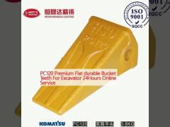 PC120 Premium Flat durable Bucket Teeth For Excavator 24Hours Online Service