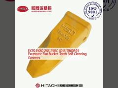 EX70 EX60 25S 25RC 021S TB00395 Excavator Flat Bucket Teeth Self-Cleaning Grooves
