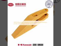 N022 Kawasaki Excavator Loader Teeth Dual-Hardness Zones Hard Edge Tough Base