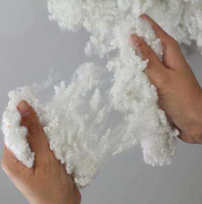 China Eco-vriendelijk Silicone Polyester Fiber Filling Virgin Recycled Te koop