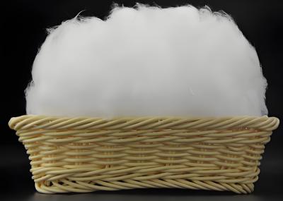 China Nylon 6/66 Flock Tow 10D × 50mm Semi-Dull Round Cross Section Raw White for sale