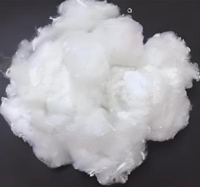 China 3D × 51mm Semi-Dull Recycled Polyester Staple Fiber for sale