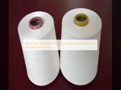 Fibra acrilica di poliacrilonitrile 3D 64MM di alta qualità per filatura e tessuti non tessuti