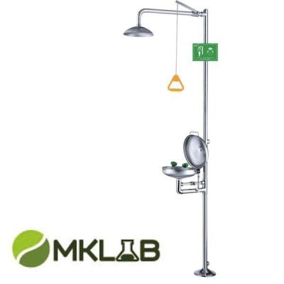 China Stainless Steel Emergency Shower & Eye Wash with dust cover(MKL0958B) for sale