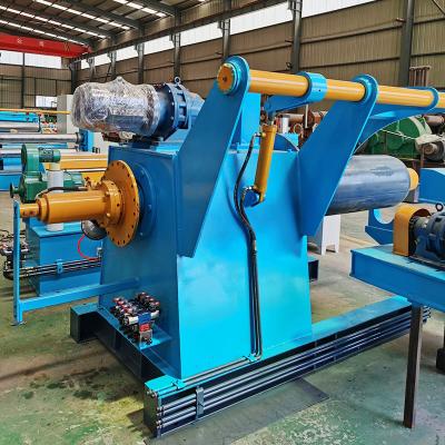 China PLC Controlled Ss Coil Slitting Machine With 3-30 Ton Roll Weight Range 380V Power Supply for sale
