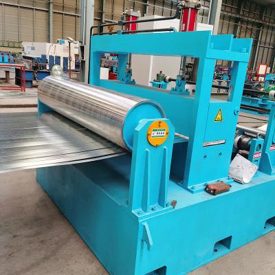 China Self Matching Production Speed Steel Coil Slitter Machine For 400-2000mm Plate Width 50-200m/Min Speed for sale