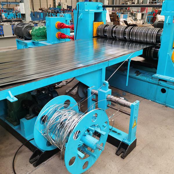 Quality Galvanized Steel Sheet Slitting Machine Cutting With PLC Control System 3phase for sale