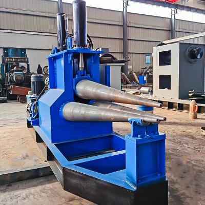 Cina Macchina di rotolamento a cono di lamiera di metallo robusta e durevole per piegatura diametro 63-105 mm in vendita