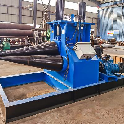 Cina Macchina per arrotolare coni in metallo con rulli pesanti, diametro superiore di 40 mm e lunghezza di piegatura di 1050 mm in vendita